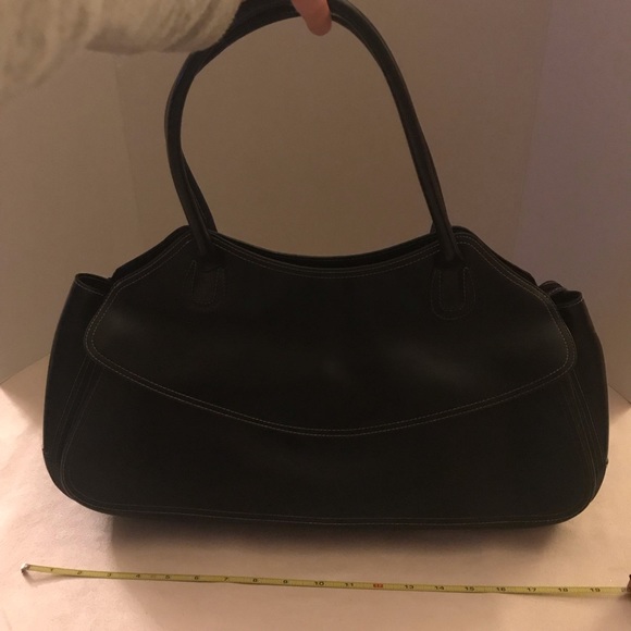 Bags | Large Tote Purse Hand Bag Pocketbook Black Satchel | Poshmark